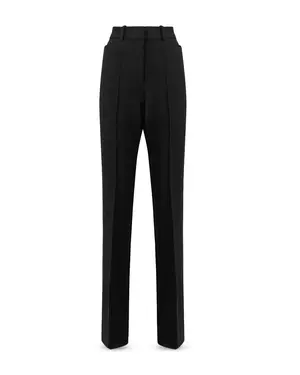 REISS Gabi Slim Leg Trousers - Black