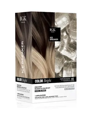IGK Color Bright One Step Bleach & Color Kit - Ice Breaker - Cool Blonde