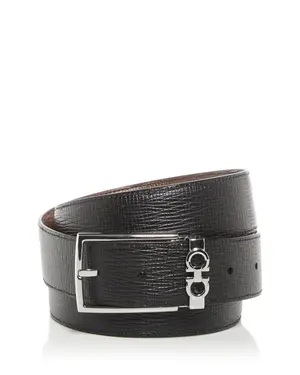 FERRAGAMO Reversible Leather Belt