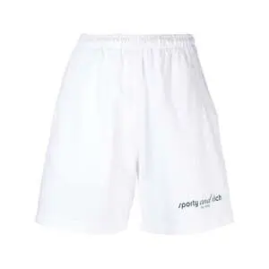 Sporty & Rich Sporty & Rich Shorts White