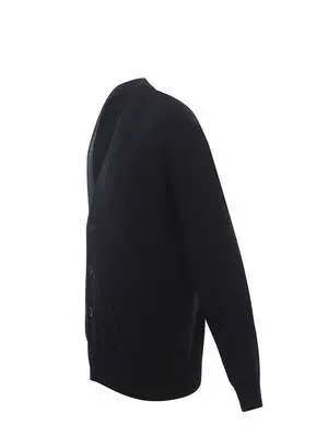 FILIPPO DE LAURENTIIS Cotton Cardigan - Black
