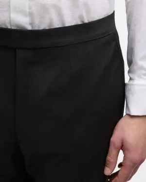 Zegna Apos;s Wool-mohair Solid Tuxedo - Black Solid