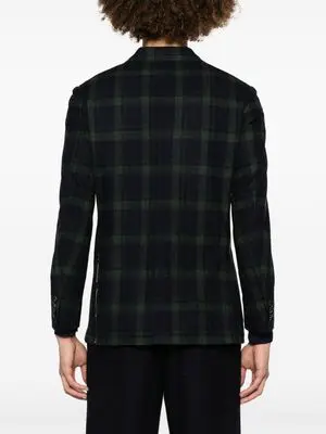 SARTORIO NAPOLI Plaid-check Virgin Wool Blazer