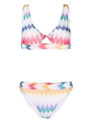 Missoni Zigzag Lurex Two-piece Bikini