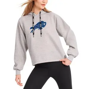 Dkny Buffalo Bills Debbie Dolman Raglan Pullover Hoodie