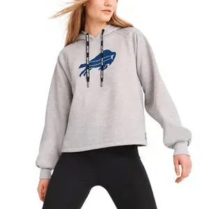 Dkny Buffalo Bills Debbie Dolman Raglan Pullover Hoodie