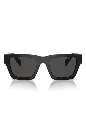 Prada Prada 50mm Pillow Sunglasses Black