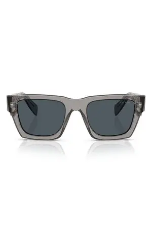 Prada Prada 50mm Pillow Sunglasses Dark Grey