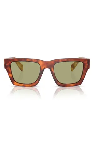 Prada Prada 50mm Pillow Sunglasses Tortoise