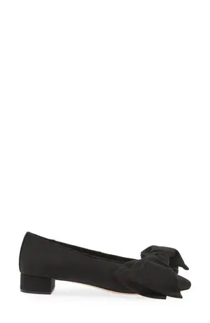 LOEFFLER RANDALL Noa Bow Block Heel Pumps - Black