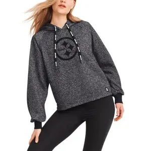 Dkny Pittsburgh Steelers Debbie Dolman Raglan Pullover Hoodie