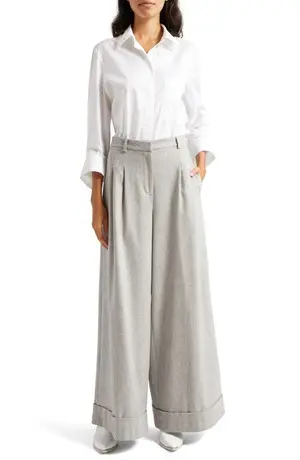 TWP Boyfriend Button-up Shirt - White
