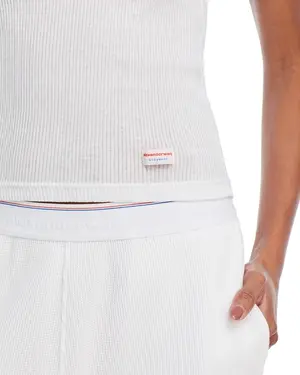 Alexander Wang Ribbed Racerback Tank Top