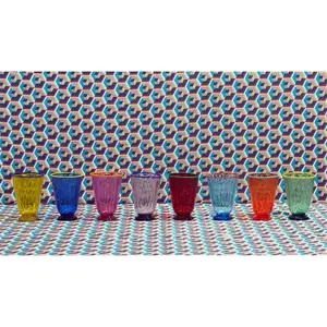 La DoubleJ Rainbow Glasses, Set Of 2 - Green