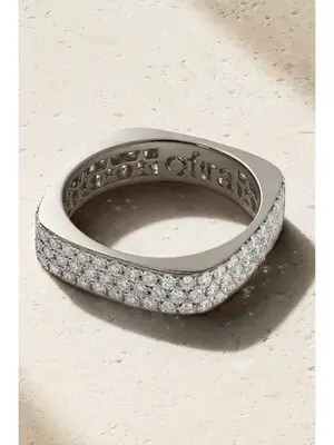 OFIRA 18-karat Diamond Ring - Silver