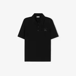 Burberry Wool Polo Shirt Black
