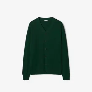 Burberry Wool Cardigan With Signature Check Detail