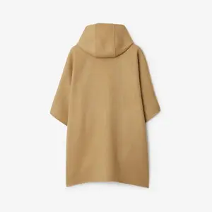 Burberry Ekd Cashmere Hooded Cape - Archive Beige