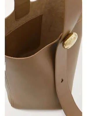 Loewe Pebble Embellished Leather Bucket Bag