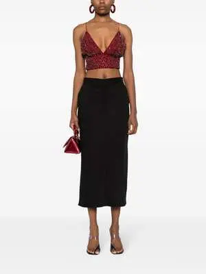 Alice + Olivia Carli Crystal-embellished Top