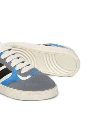 Bally Panelled Suede Sneakers - Grey