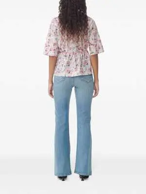 GANNI Mid-rise Flared Jeans
