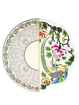 SELETTI Hybrid Teodora Floral-print Tablemat - Green