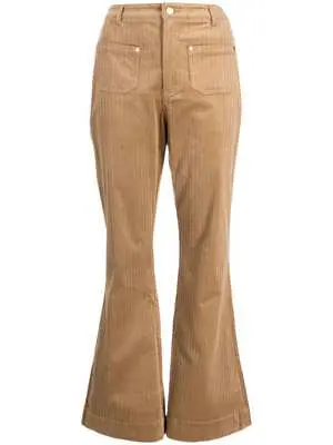 TOUT A COUP Flared Corduroy Trousers