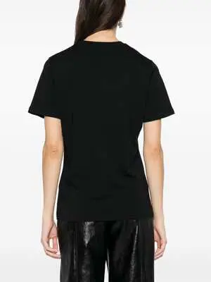 Moschino Print Cotton T-shirt - Black