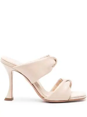 AQUAZZURA 95mm Twist Sandals - Neutrals