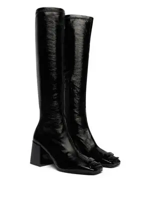 COURREGES Reedition Ac Vinyl Boots - Black