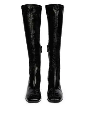 COURREGES Reedition Ac Vinyl Boots - Black