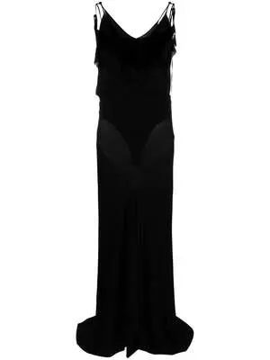 Attico Round Neck Evening Dresses