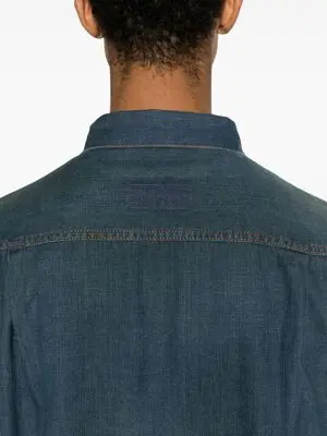 MAISON MARGIELA Pleat-detailing Denim Jacket
