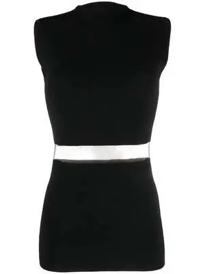 TOTEME High-neck Sleeveless Top