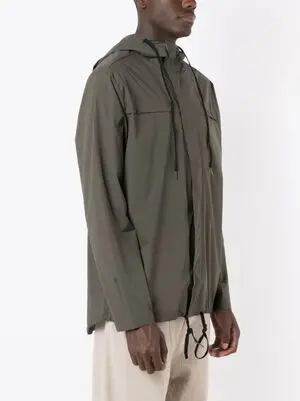 OSKLEN Logo-print Drawstring Hood Jacket
