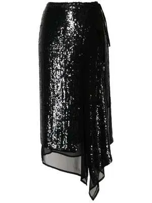 P.a.r.o.s.h Glare Sequin Skirt