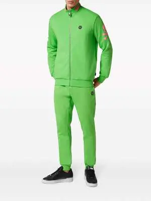 Philipp Plein Embroidered Bomber Jacket - Green