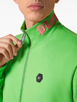 Philipp Plein Embroidered Bomber Jacket - Green