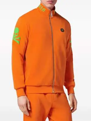 Philipp Plein Embroidered Bomber Jacket - Orange