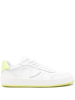 Philippe Model Lyon Logo-patch Sneakers - White