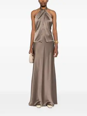 Nanushka Neline Draped Halterneck Top