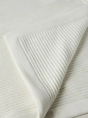 Brunello Cucinelli Cashmere Ribbed Blanket