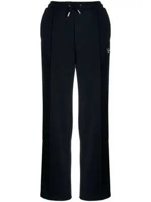 Mcm Essential Logo-embroidered Terry Track Pants - Blue