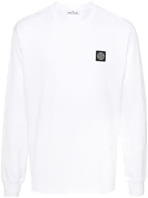 Stone Island Logo-patch Cotton T-shirt