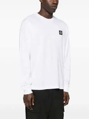Stone Island Logo-patch Cotton T-shirt