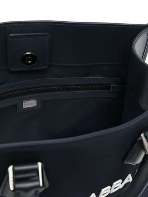 Dolce & Gabbana Logo-embossed Canvas Tote Bag - Blue