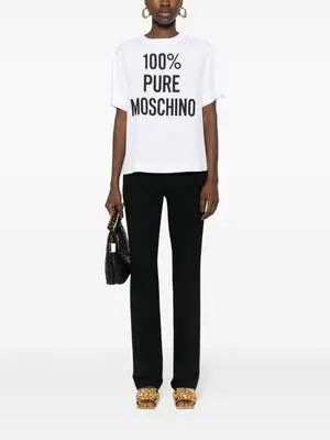 Moschino Press-creased Straight-leg Trousers