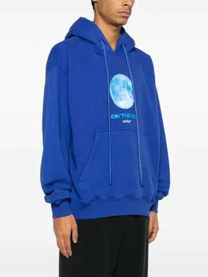 Off-White Moon Print Hoodie