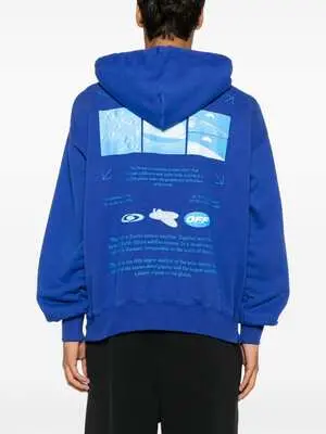 Off-White Moon Print Hoodie